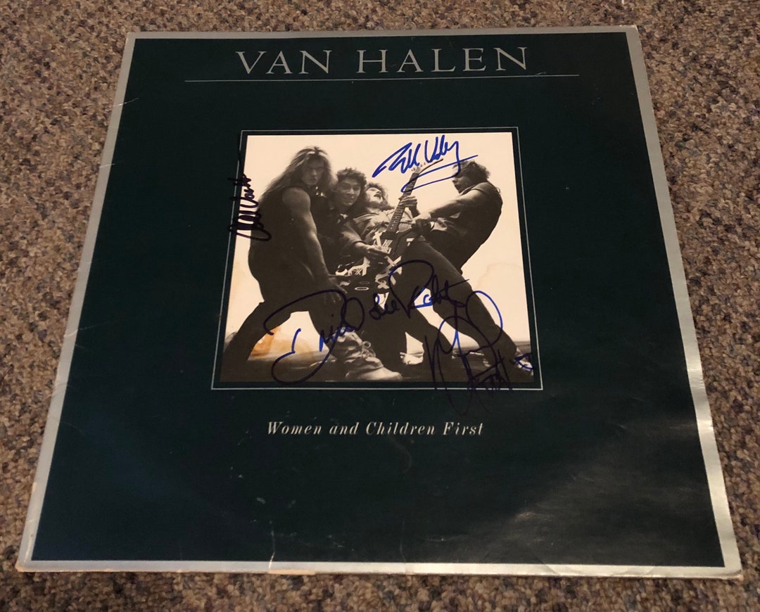 VAN HALEN Autographed SIGNED #1 Record Vinyl - Etsy