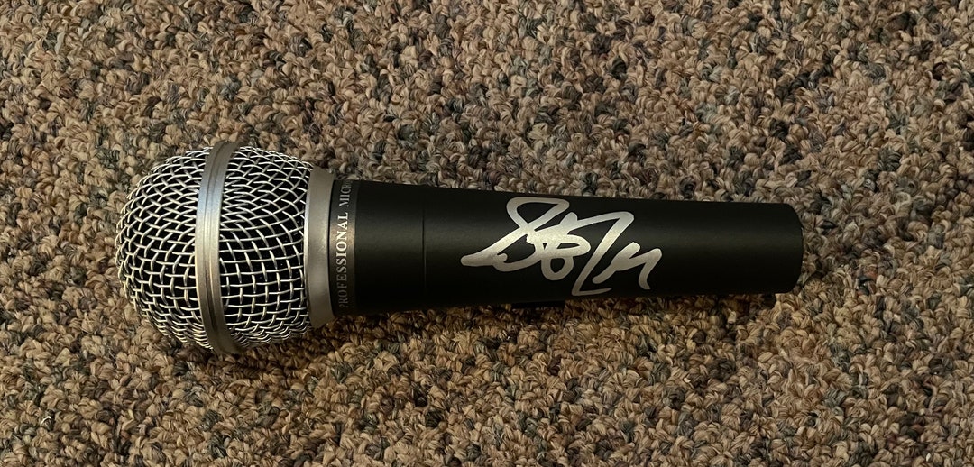 STEVEN TYLER Aerosmith Signed AUTOGRAPHED Full Size Microphone - Etsy