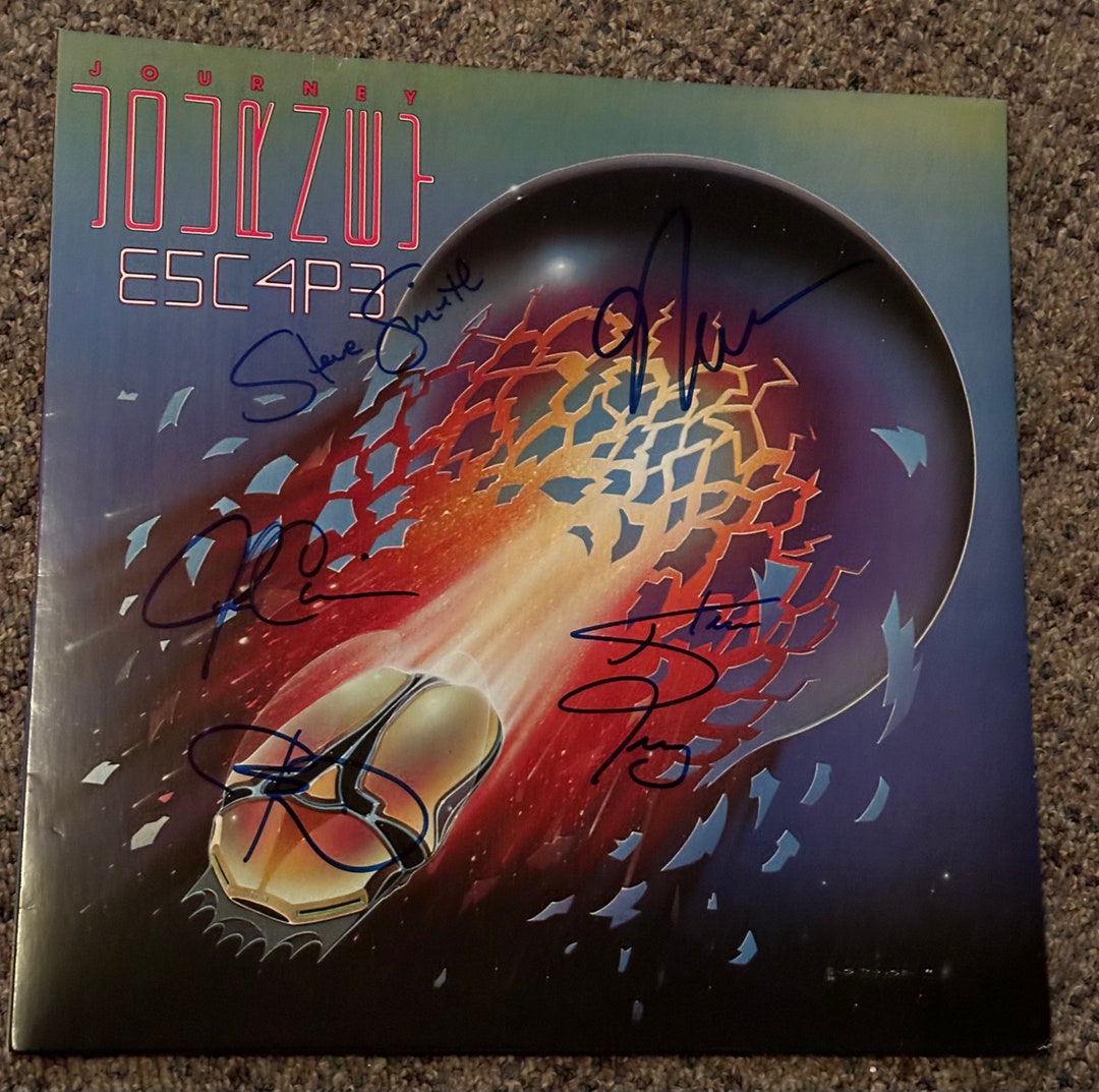 JOURNEY Autographed SIGNED #1 RECORD Vinyl W/ Steve Perry - Etsy
