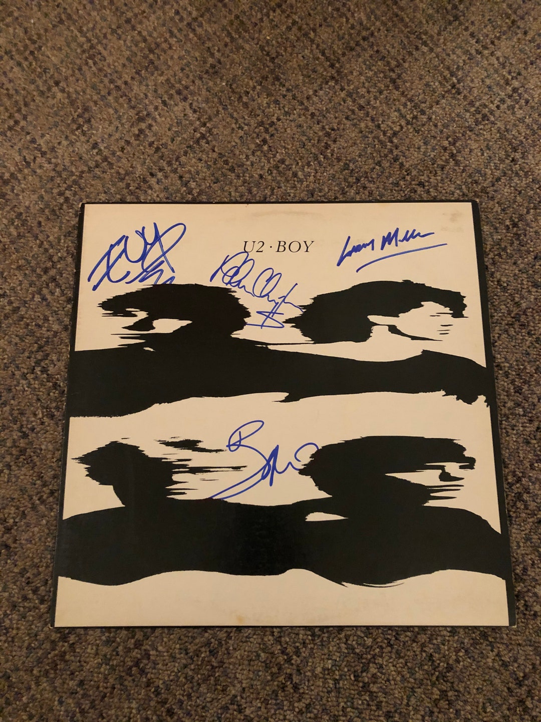 U2 Autographed SIGNED “boy” Record VINYL - Etsy