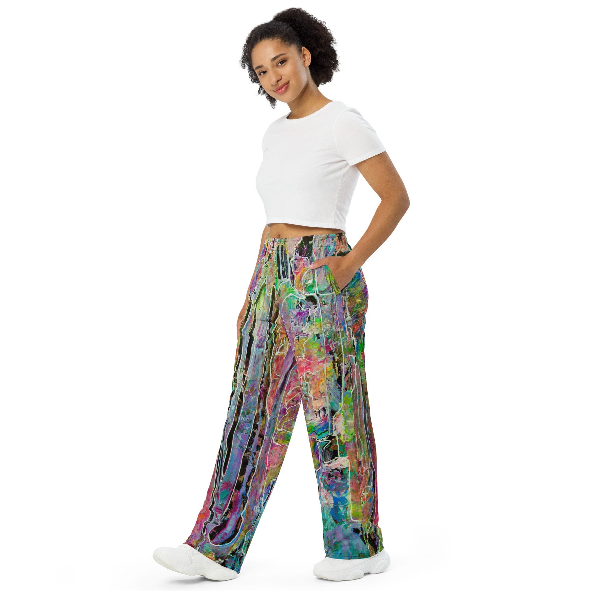 Lounge Pants, Art: Columns in Time, Pajamas, Loungers, Elastic Waist ...