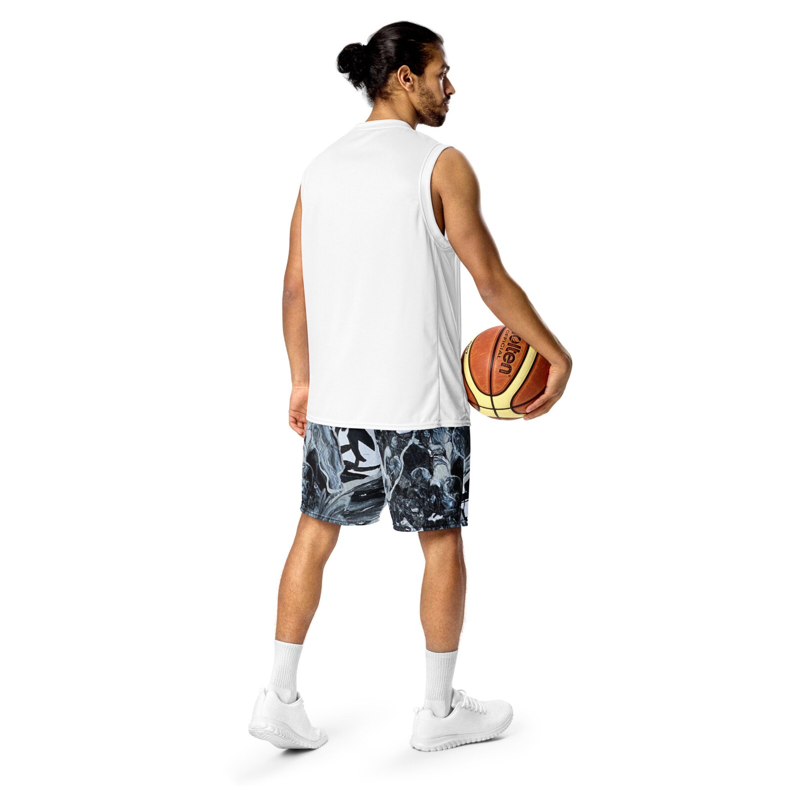 Mens Mesh Shorts With Design | Artwork | Moisture Wicking | Elastic ...