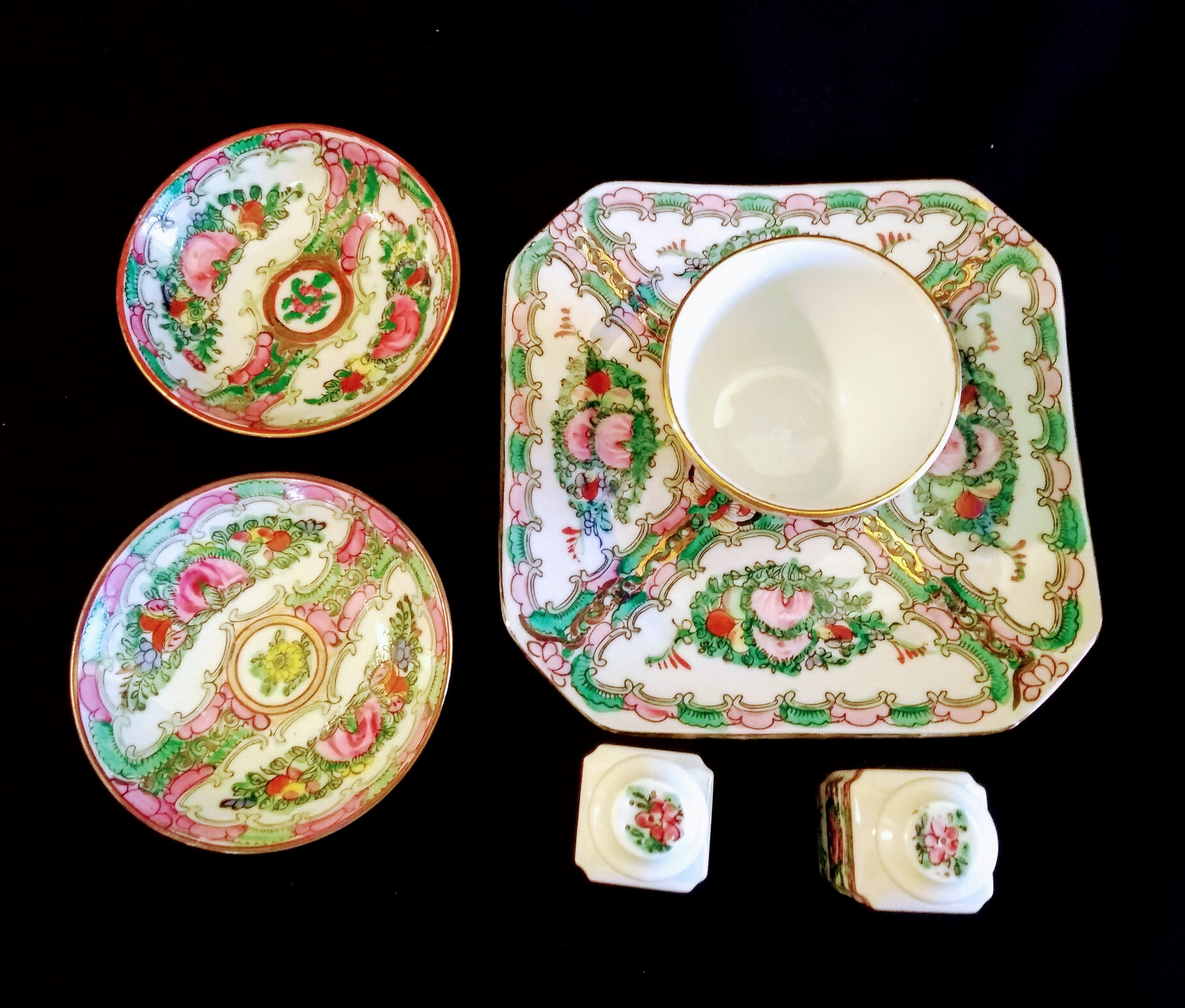 Antique Chinese Export Porcelain Collection, 6 Pieces Shown, CIRCA 1917 ...