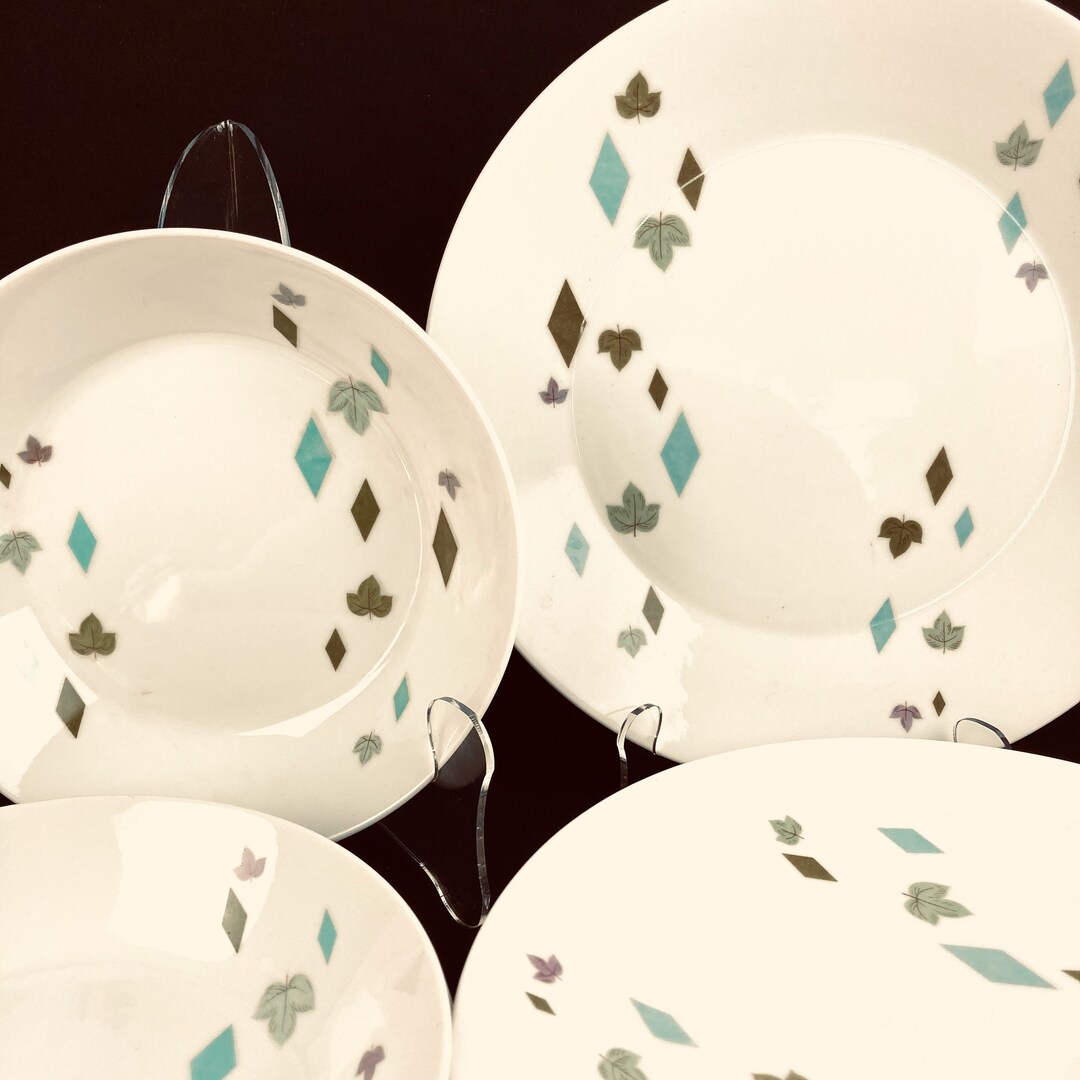 MCM Dinnerware Collection, 4 Place Settings With Serving Pieces, CIRCA ...