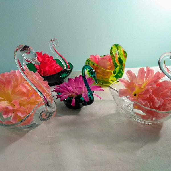 Swan Centerpiece - Etsy