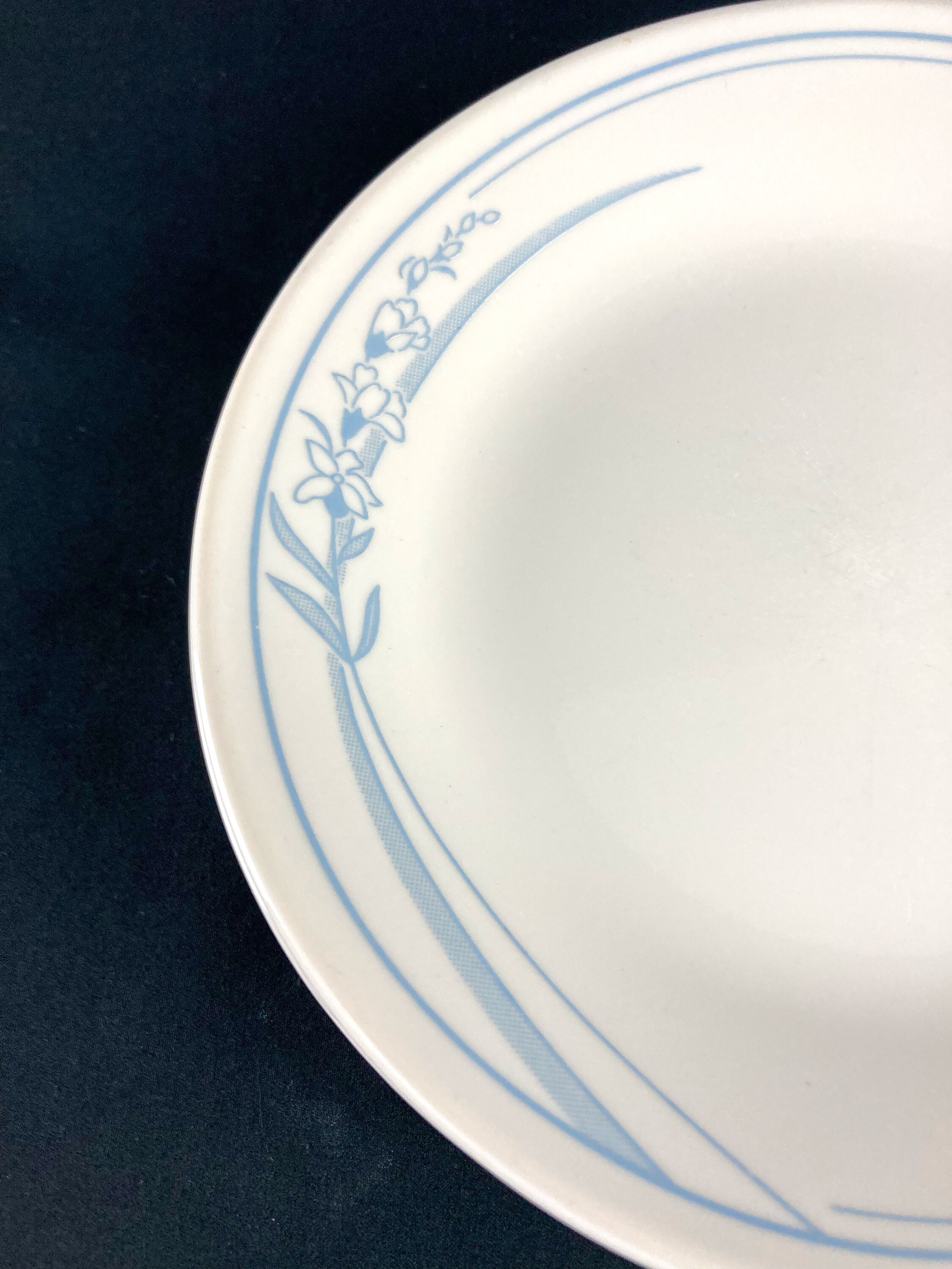 Corelle blue Lily 6 Dinner Plates and 6 Bread - Etsy