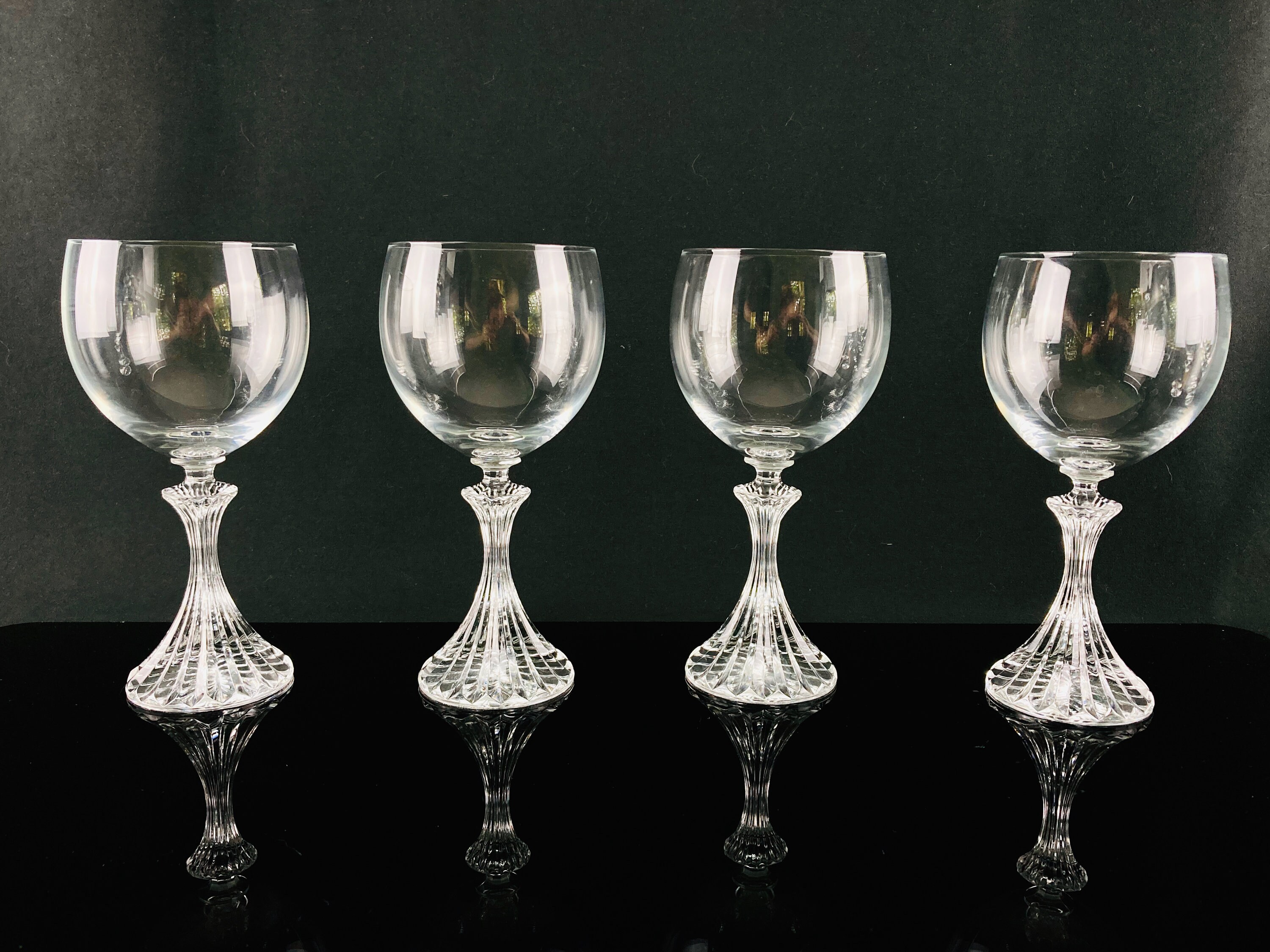 Stunning Crystal Wine Glasses Set of 8 Water Goblets - Etsy