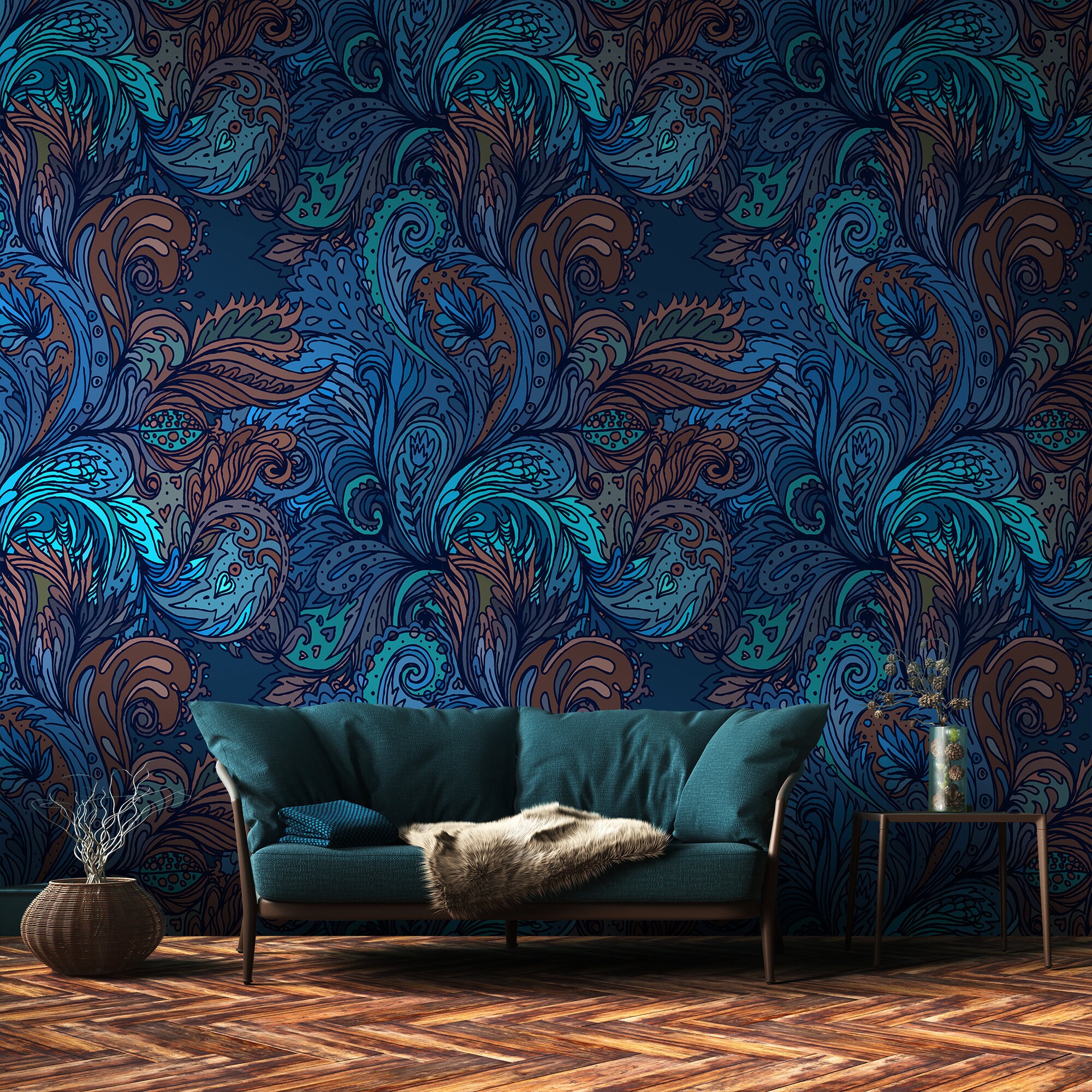 Indian Pattern Wallpaper