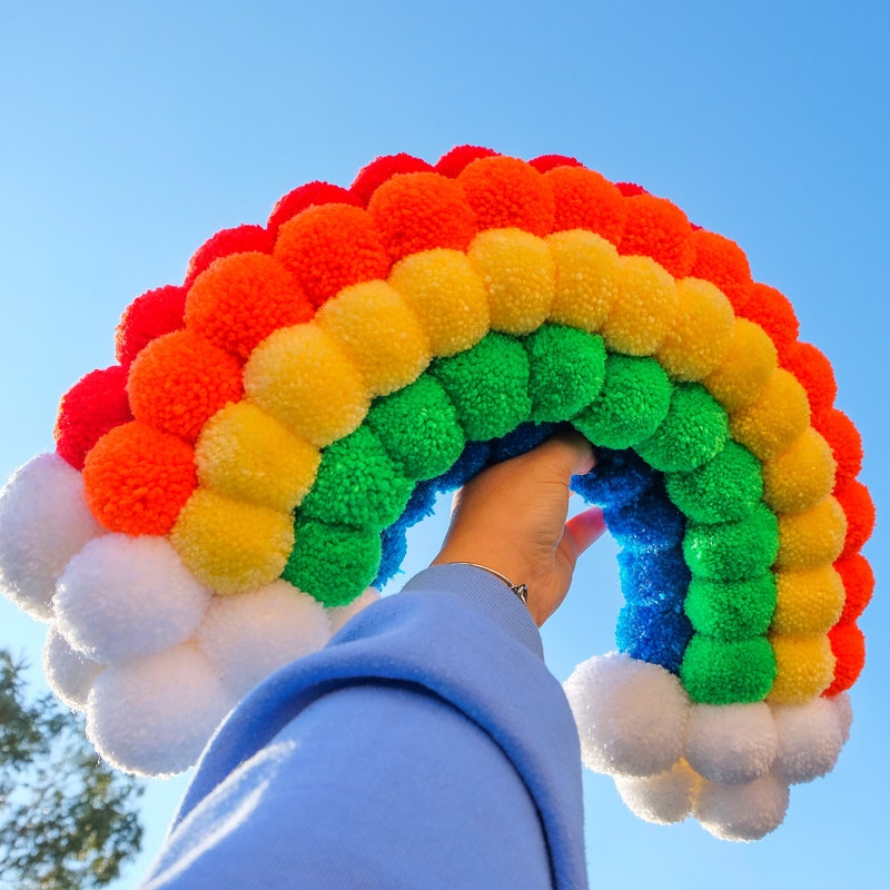 Rainbow Wreath - Etsy