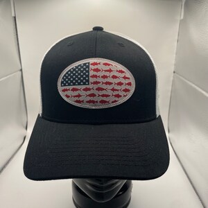 American Flag Fishing Hat - Etsy