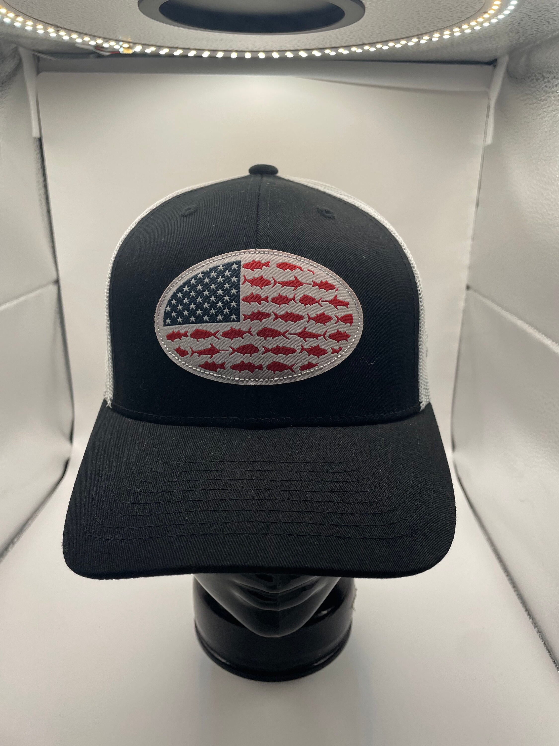 American Flag Fishing Hat - Etsy