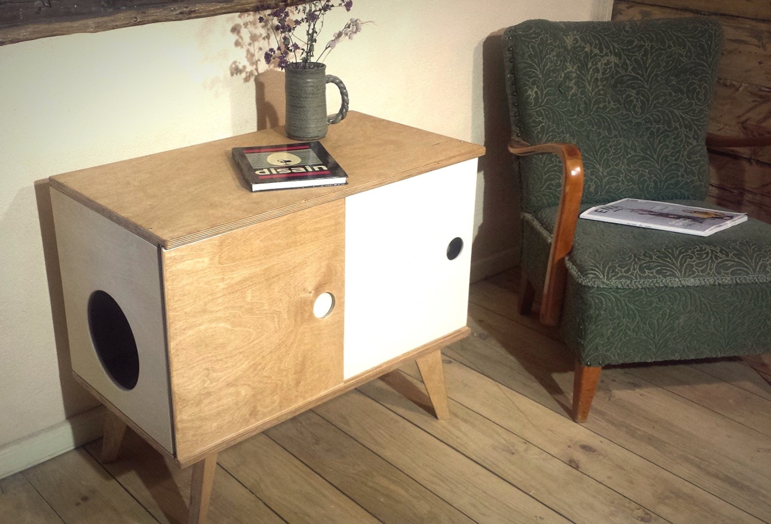 Cat Litter Box Cover L Cat Litter Box Furniture Cat Litter | Etsy