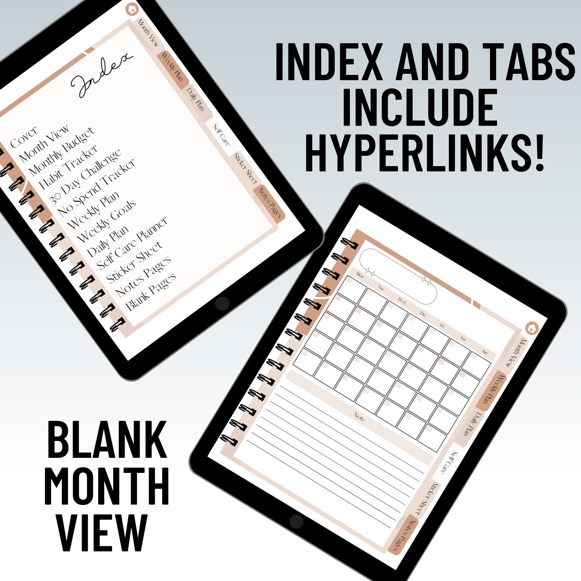 Digital Planner Bundle: Undated, Goodnotes Compatible, Planning With ...