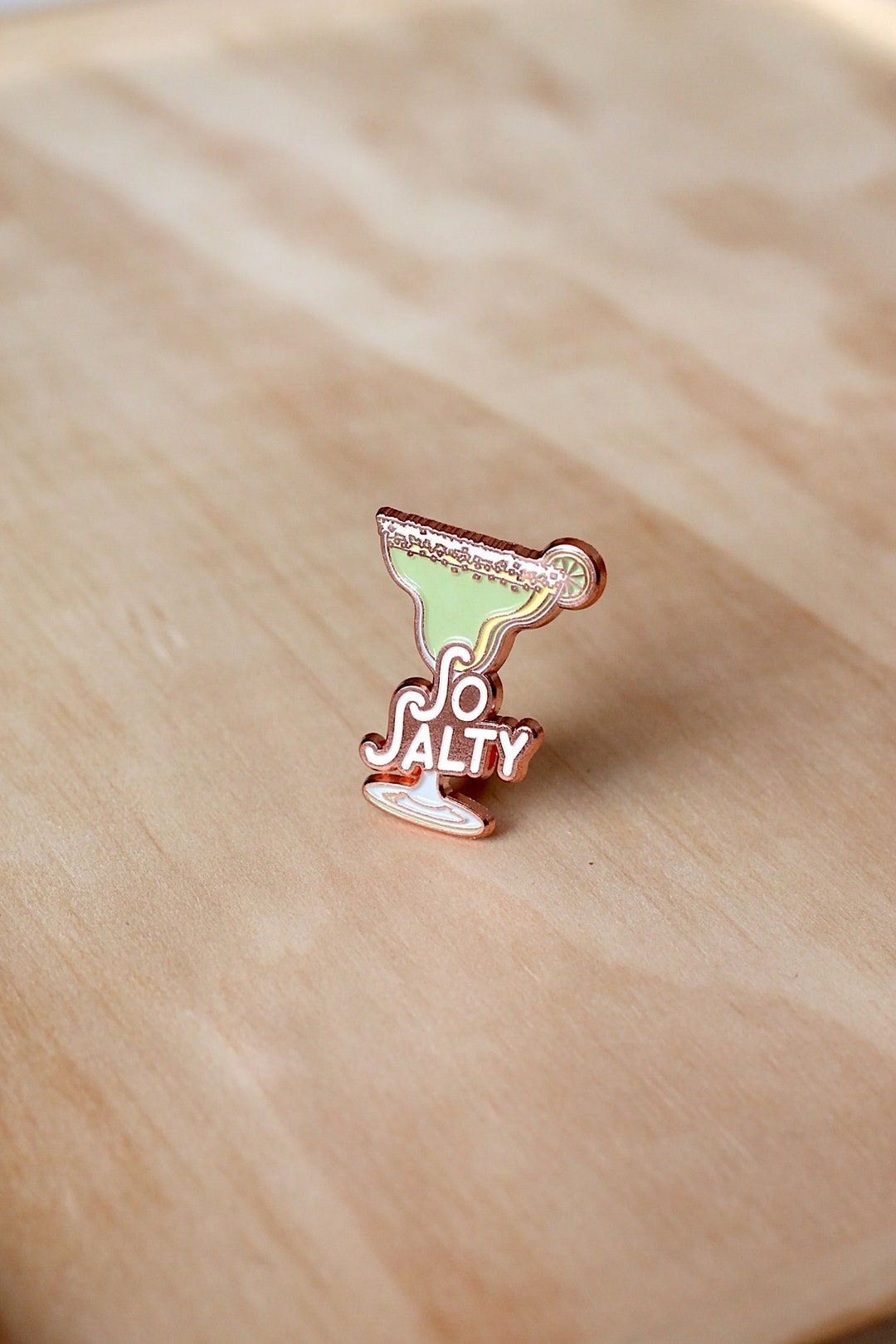 So Salty Margarita Cocktail Pin | Soft Enamel Label Pin - Etsy