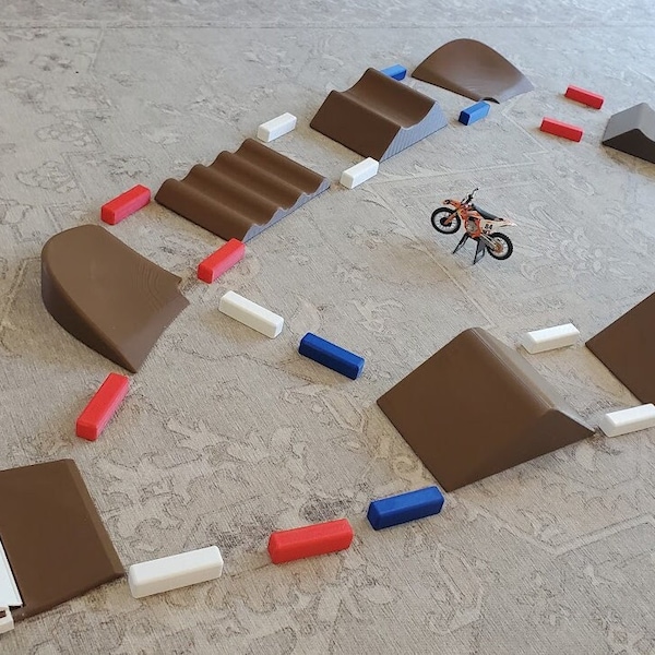 Motocross Track Toy - Etsy