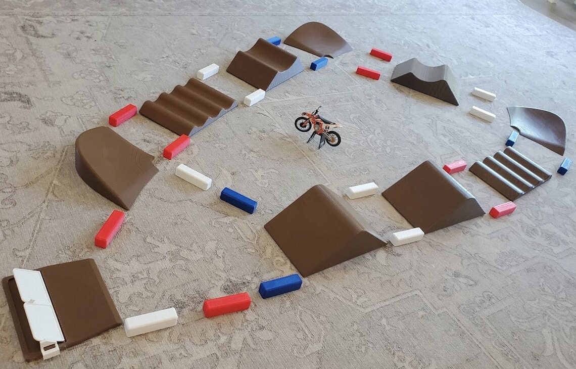 Toy Motorcycle Track, Dirt Bike Track, Motocross Track, Supercross ...
