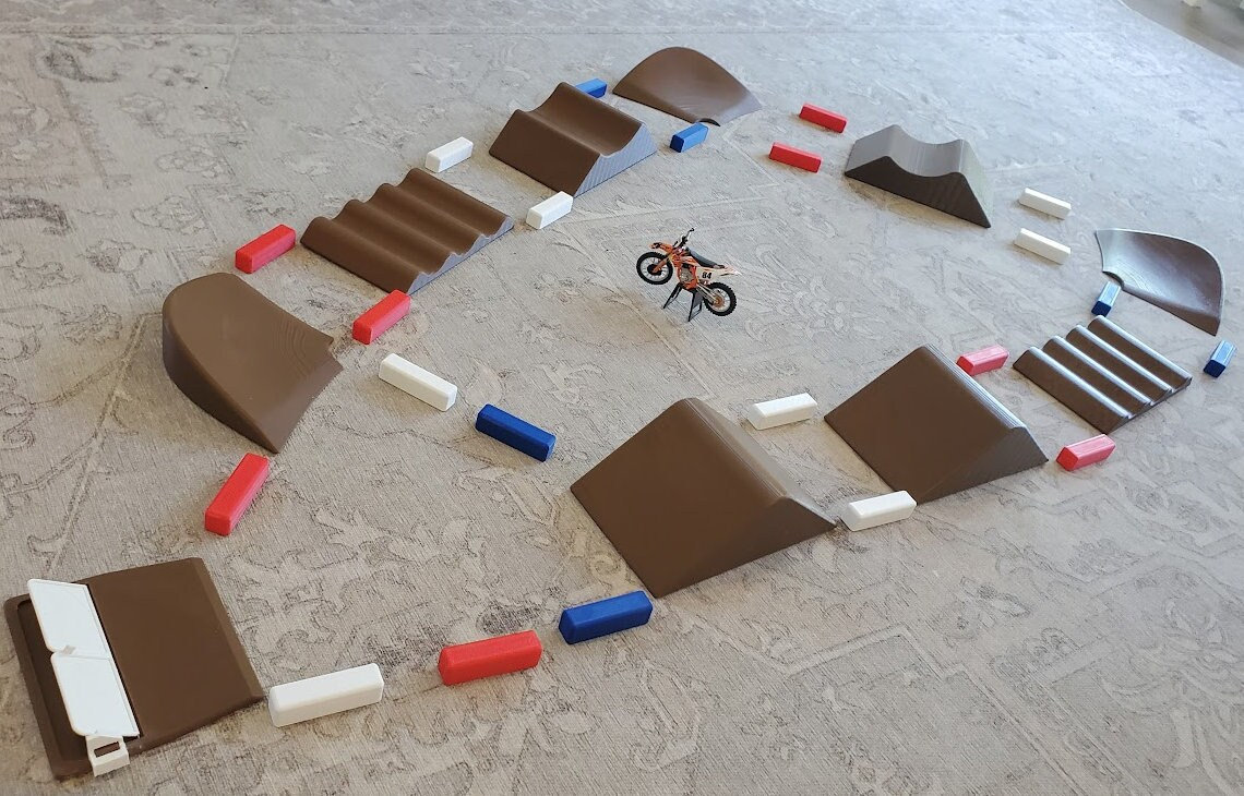 Toy Motorcycle Track, Dirt Bike Track, Motocross Track, Supercross ...