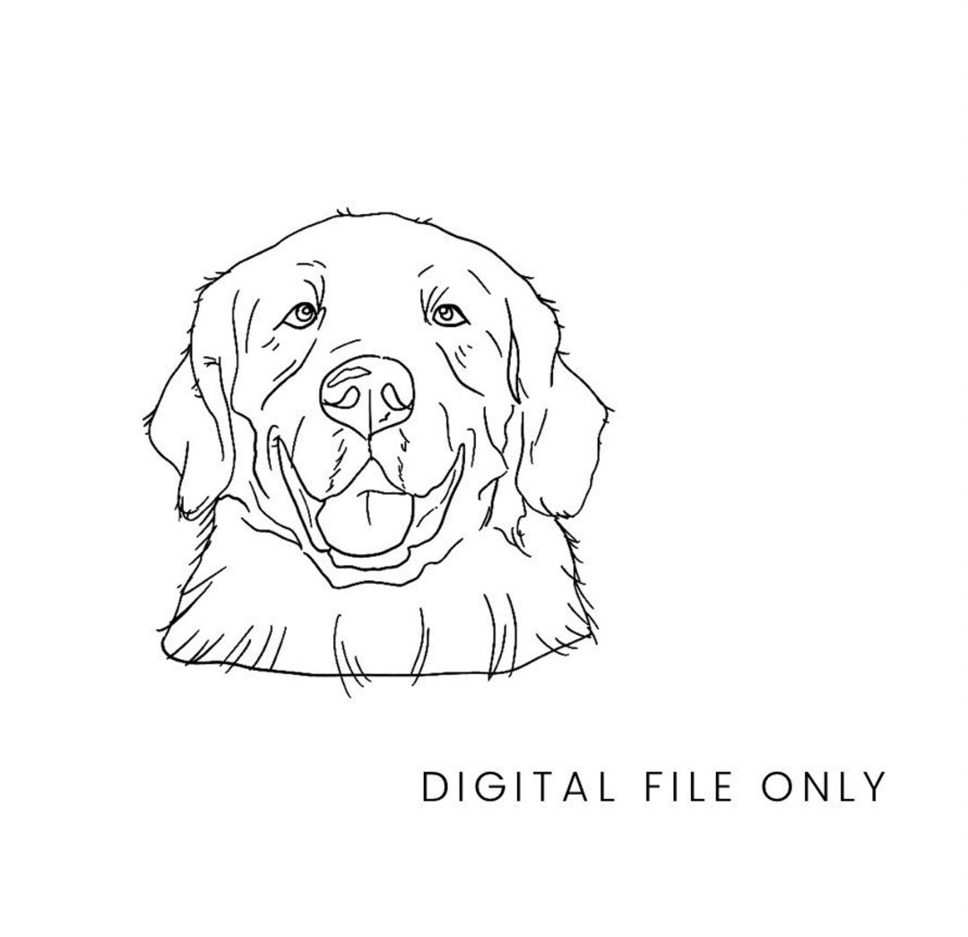 Custom Pet Line Drawing - Etsy