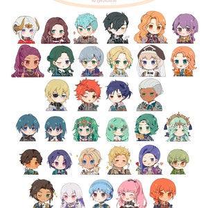 Fire Emblem: Three Houses Acrylic Pins - Etsy