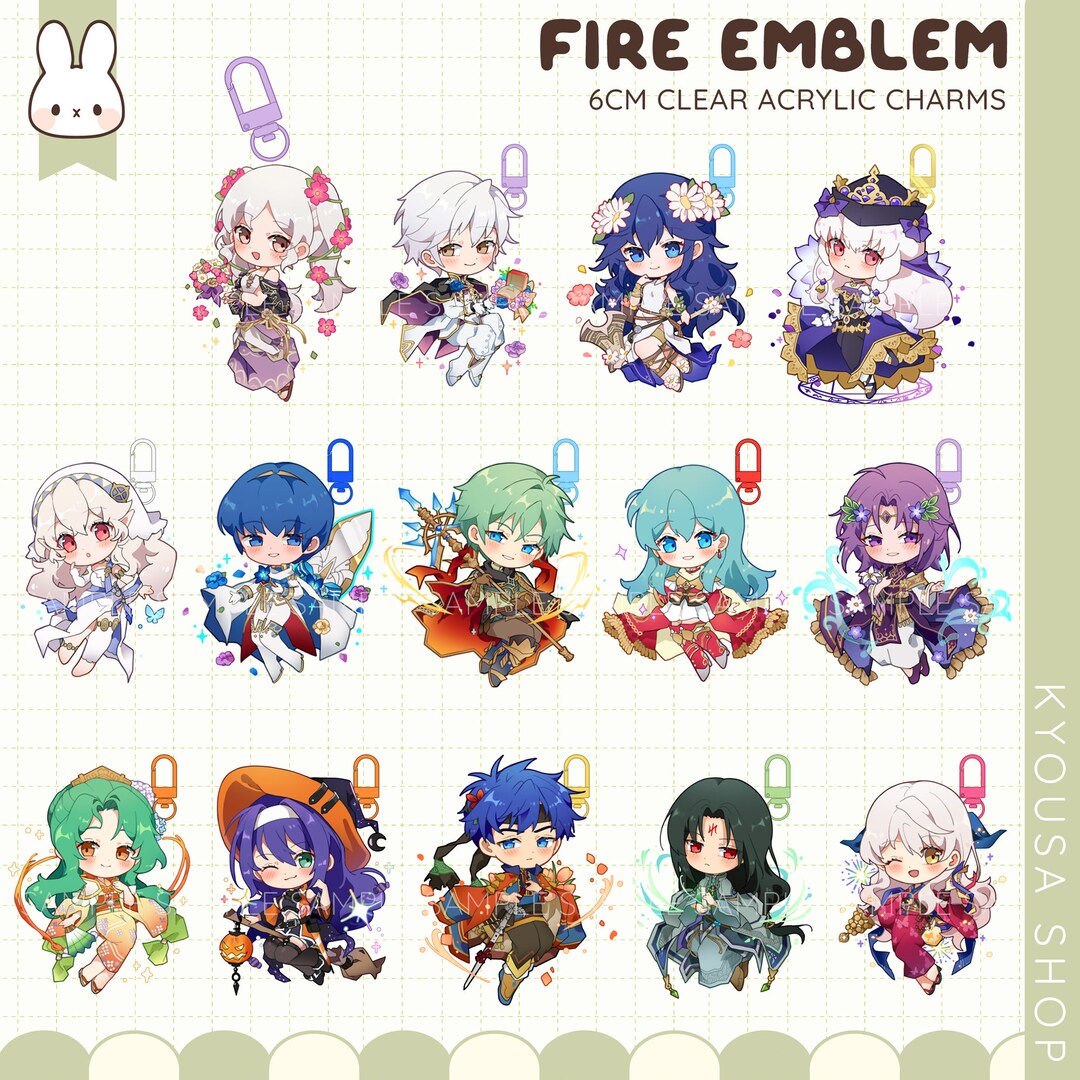 Fire Emblem Heroes Keychains / Charms Set 2 - Etsy