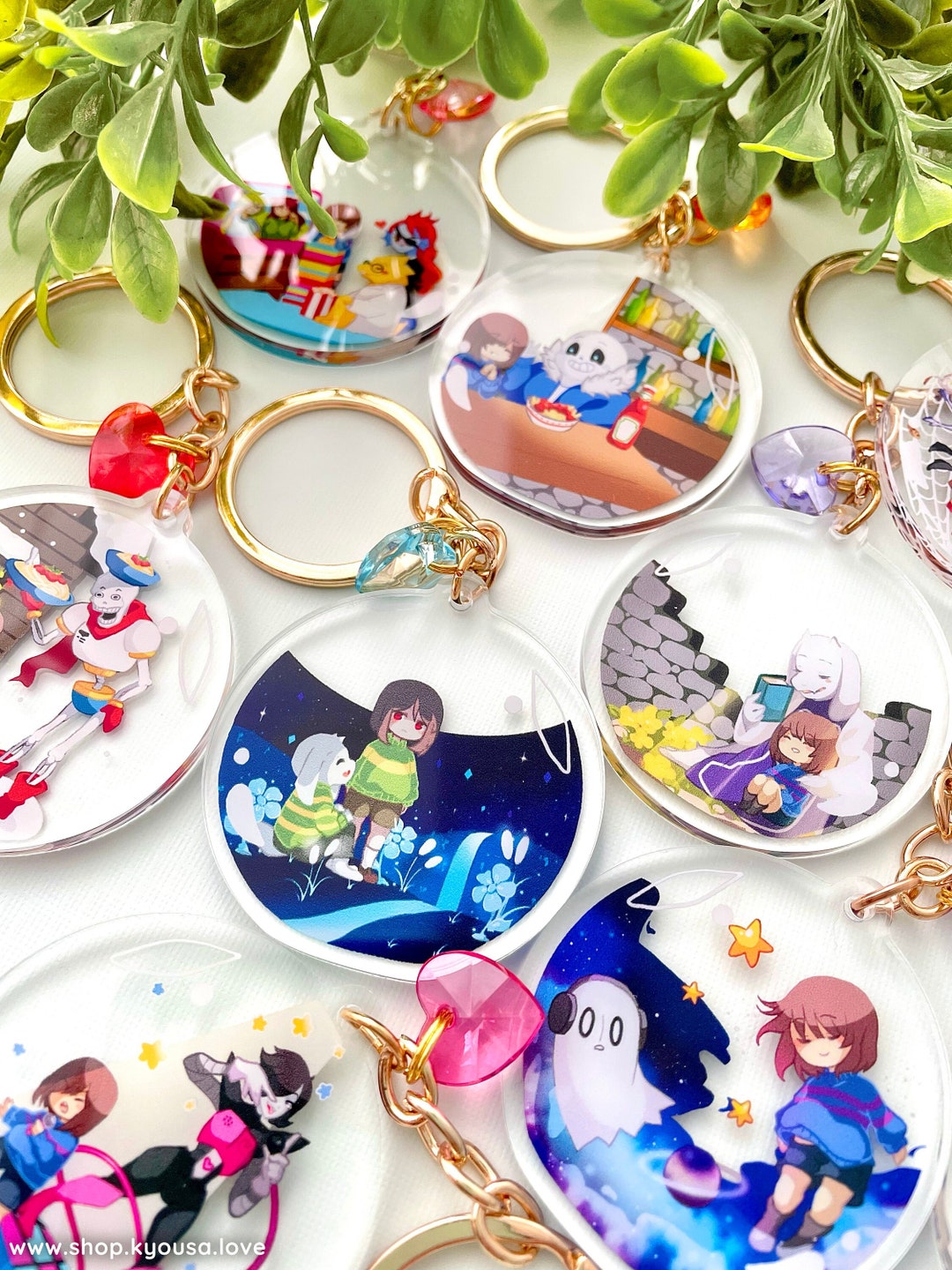Undertale Keychains / Charms - Etsy