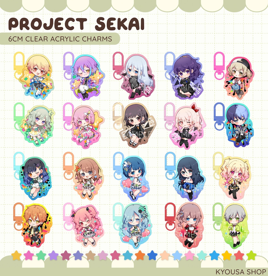 Project Sekai Keychains / Charms - Etsy