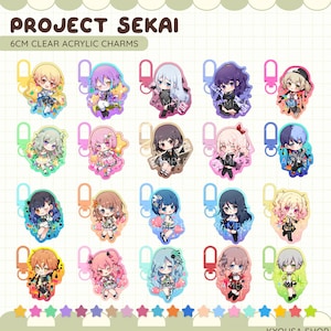 Project Sekai Keychains / Charms - Etsy Canada