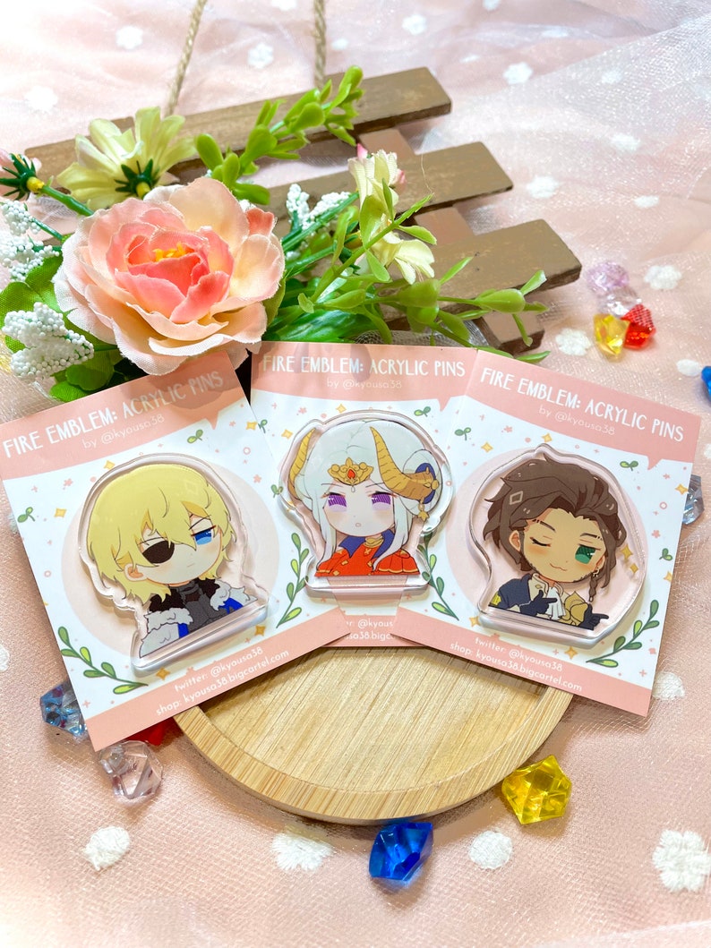 Fire Emblem: Three Houses Acrylic Pins - Etsy