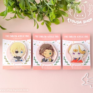 Fire Emblem: Three Houses Acrylic Pins - Etsy