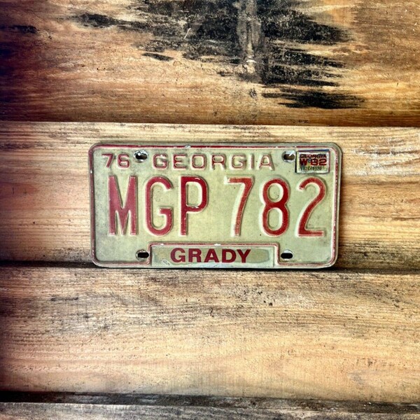 Georgia Vintage License Plates - Etsy