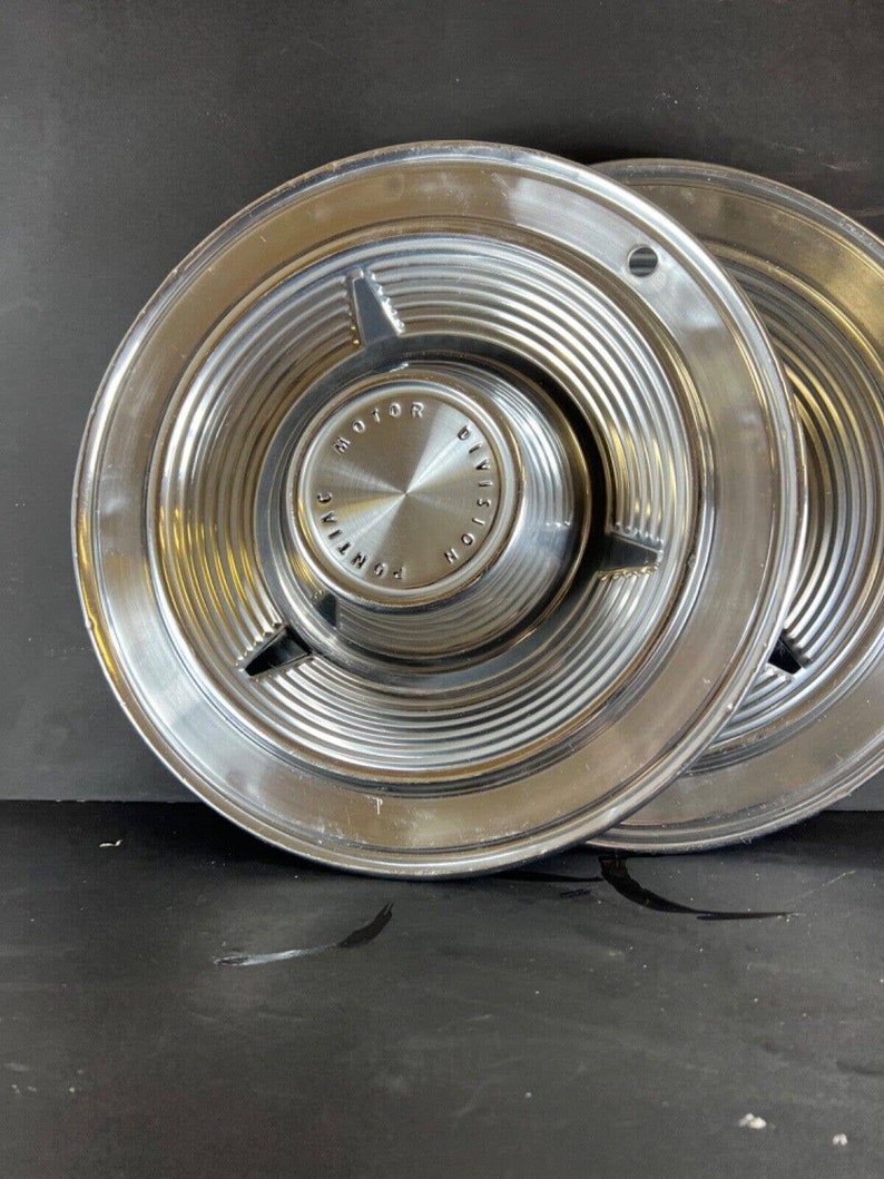 Vintage Pontiac Motor Division Center Caps Original Wheel Cover Hubs ...