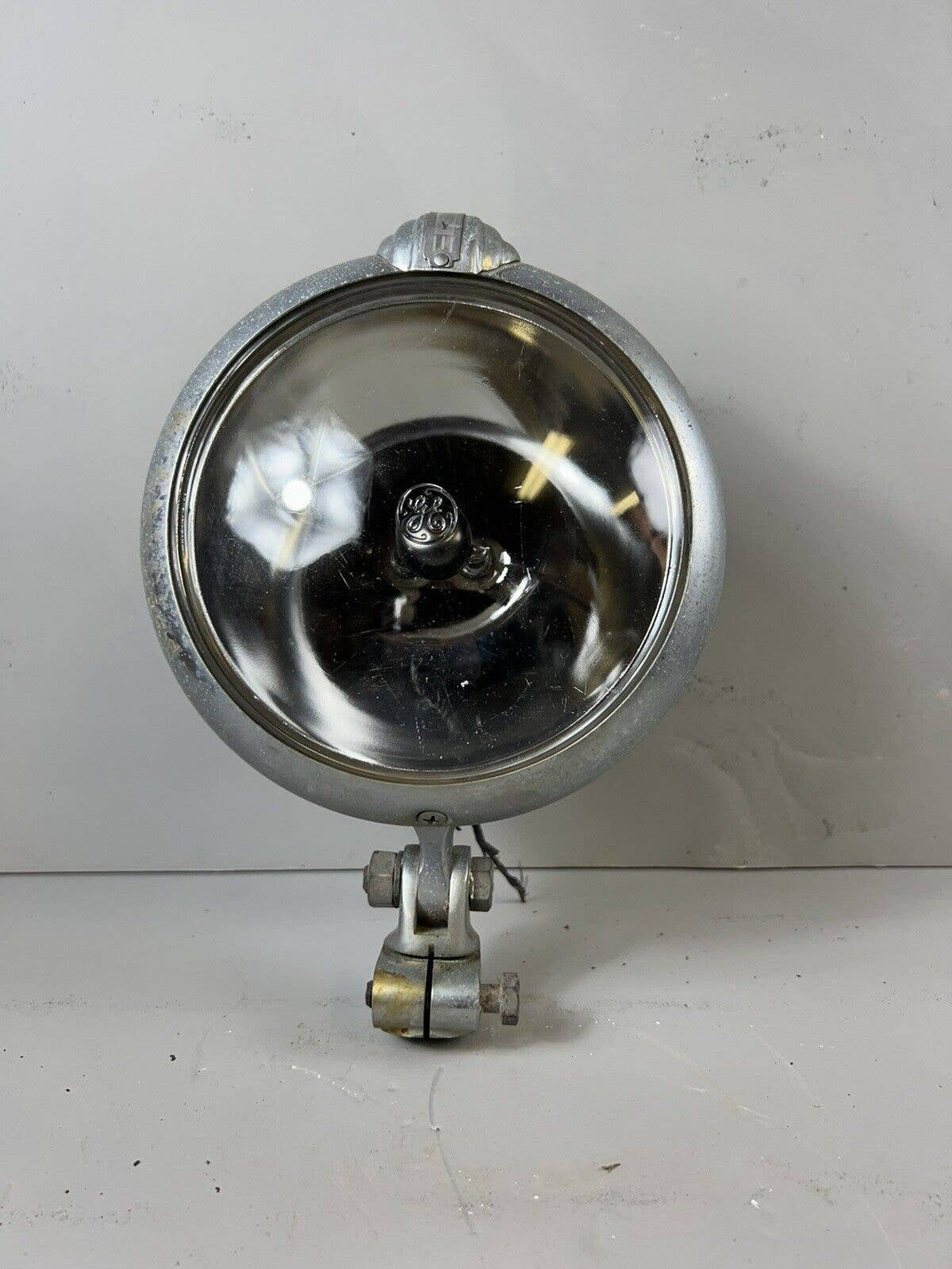 Antique Unity Spotlight Auto Spot Lamp GM Vintage Police Side View ...