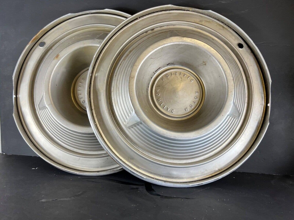 Vintage Pontiac Motor Division Center Caps Original Wheel Cover Hubs ...