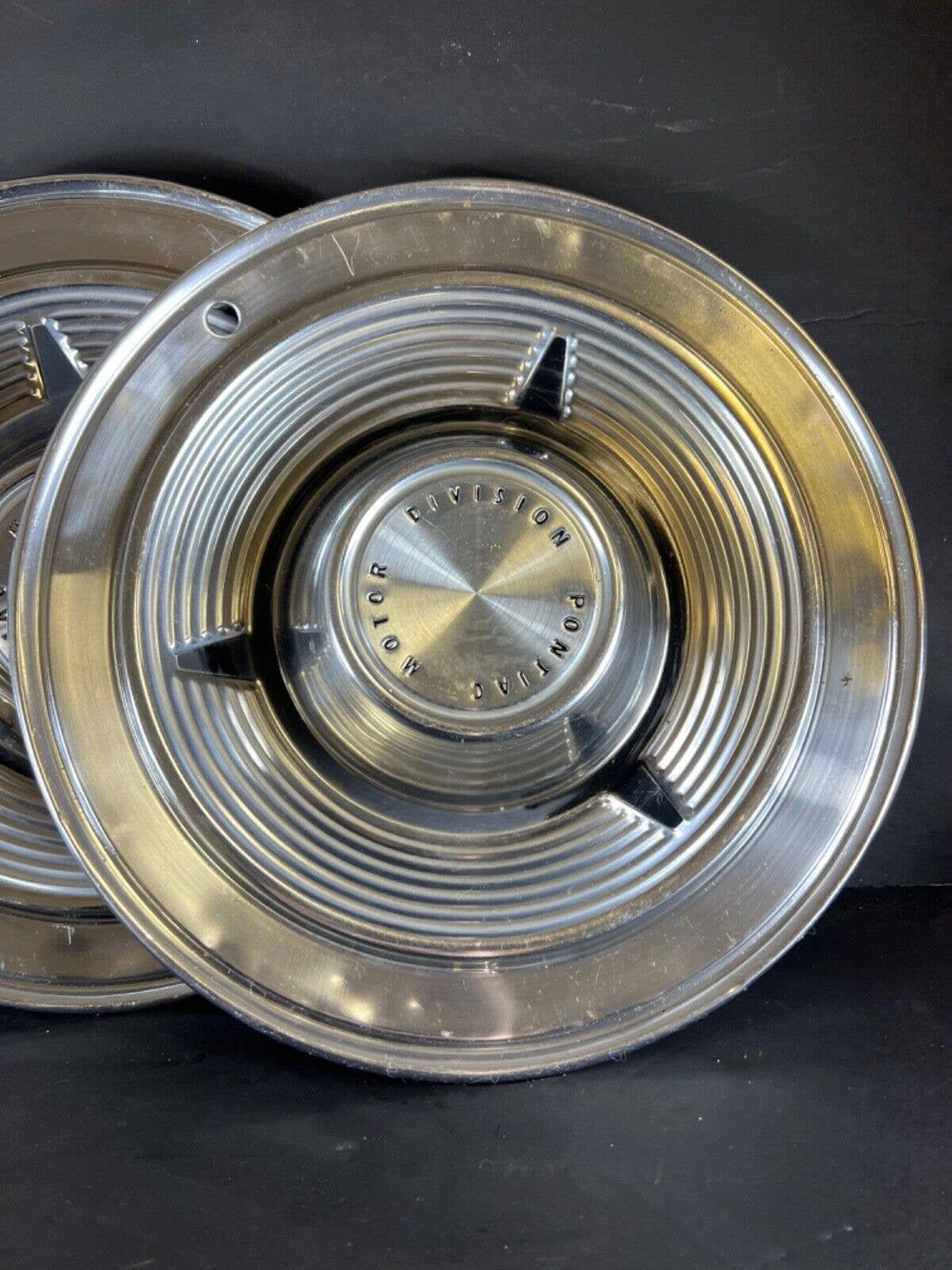 Vintage Pontiac Motor Division Center Caps Original Wheel Cover Hubs ...