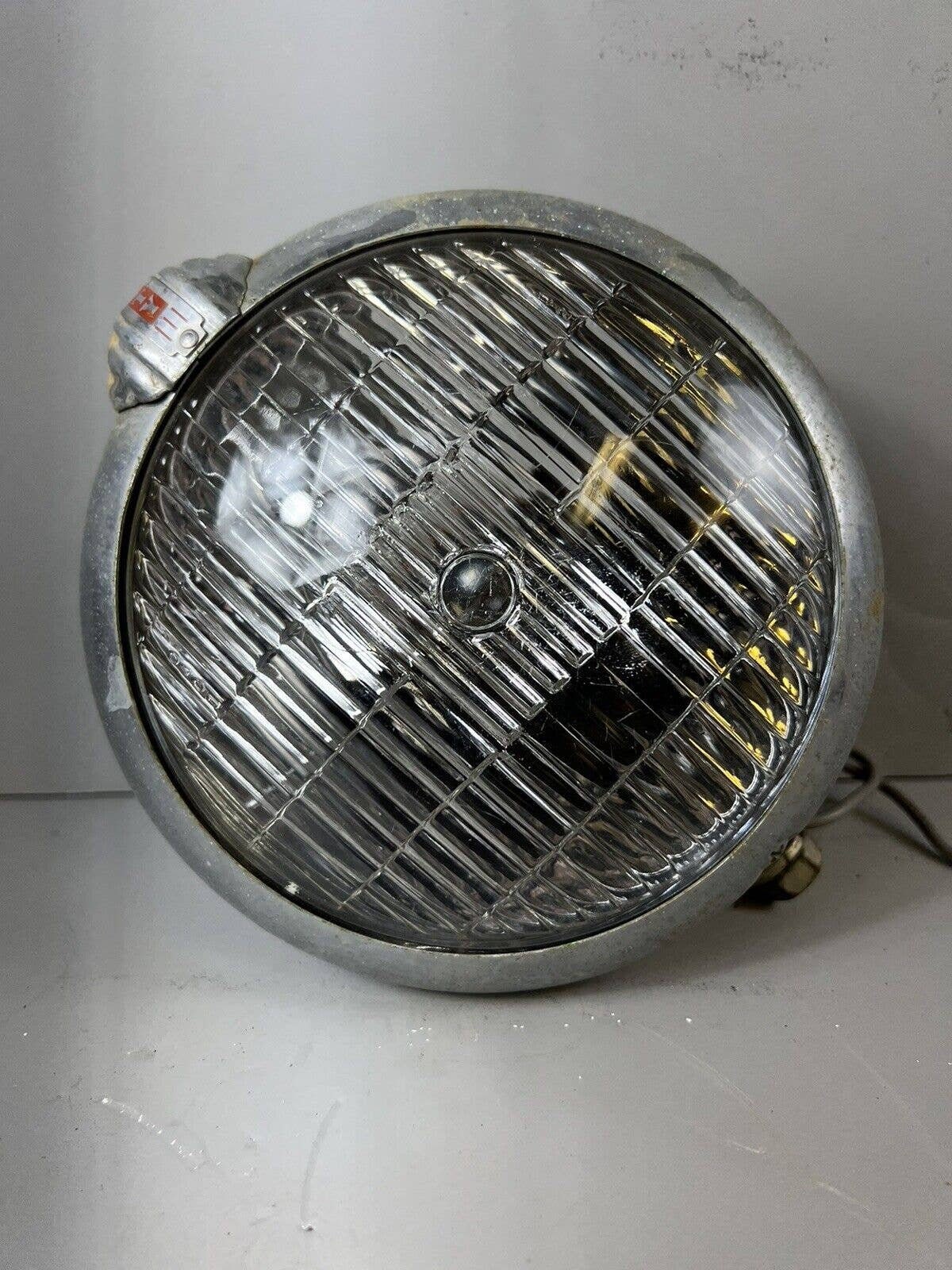 Antique Unity Spotlight Auto Spot Lamp GM Vintage Police Side View ...