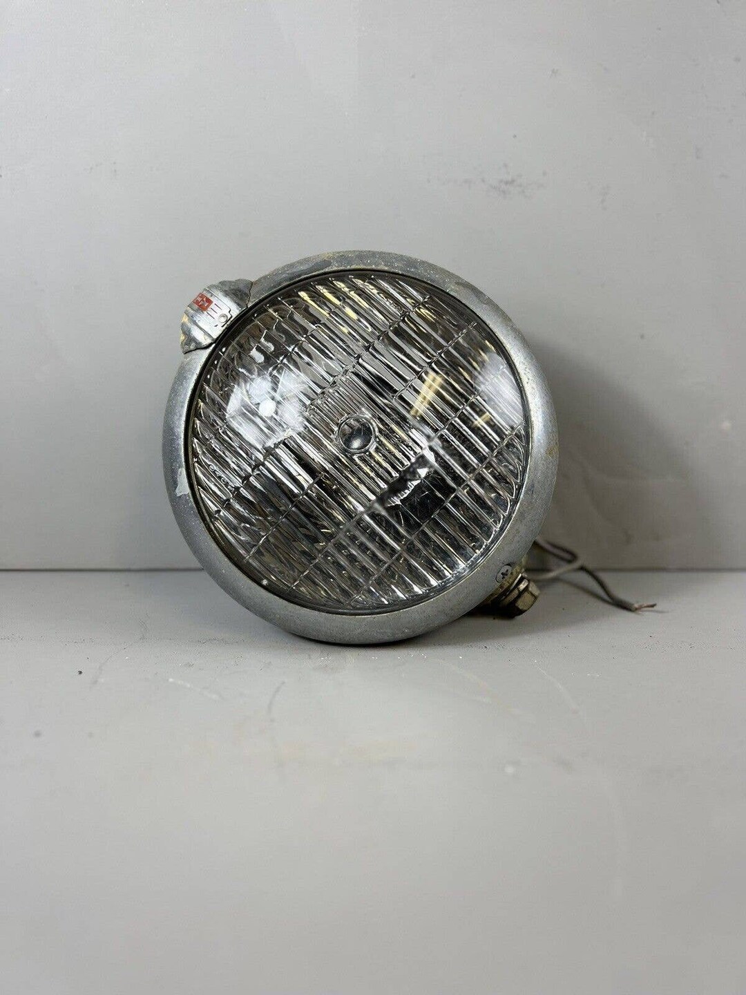 Antique Unity Spotlight Auto Spot Lamp GM Vintage Police Side View ...