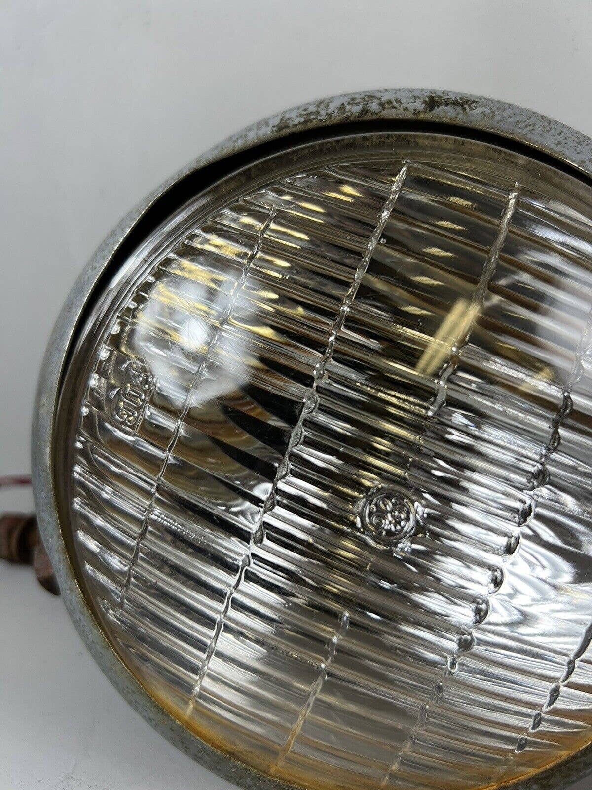 Antique Unity Spotlight Auto Spot Lamp GM Vintage Police Side View ...