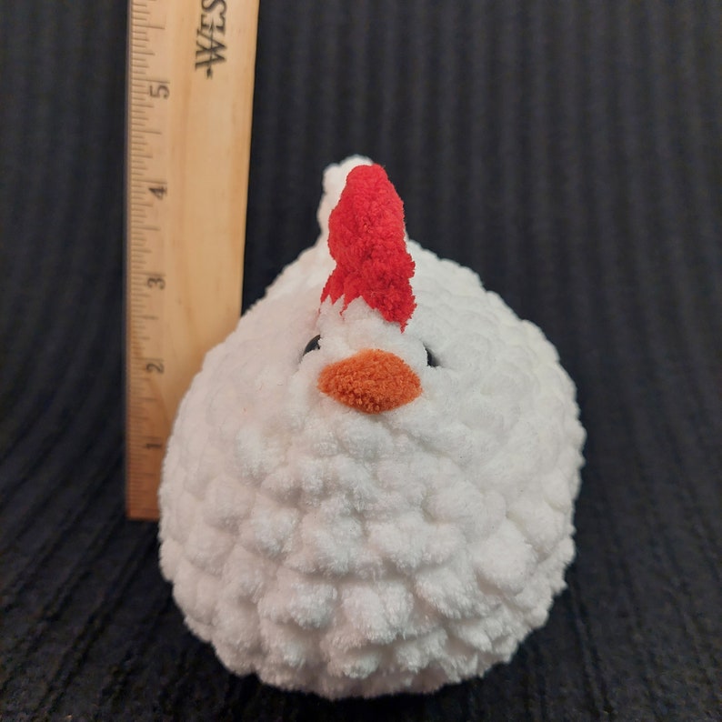 Amigurumi MABEL CHICKEN Viral Crochet Plushie medium Plushie Stuffed ...