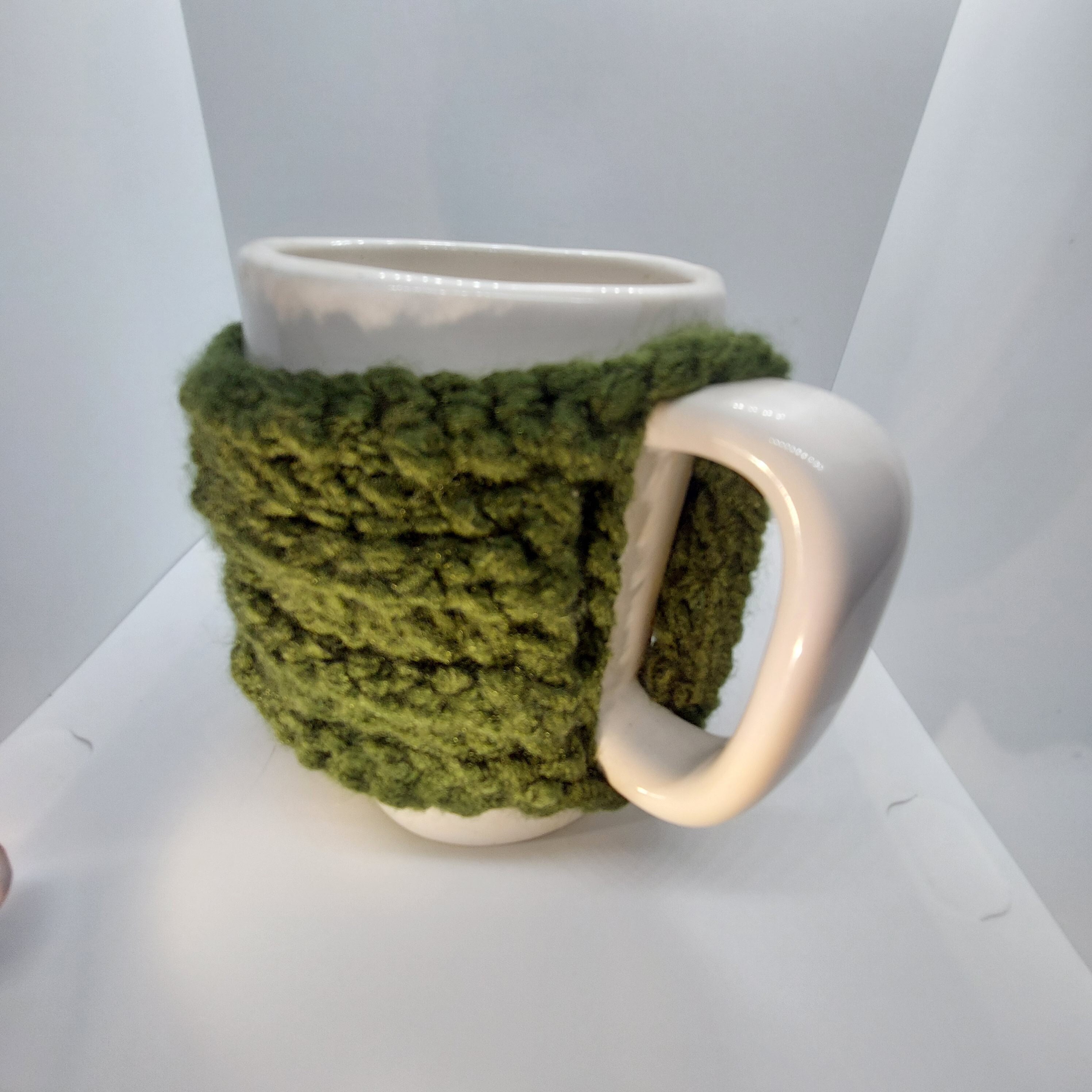 Crochet Mug Cozy Handmade | Coffee Tea Cup Cozies Koozies Wrap Chunky ...