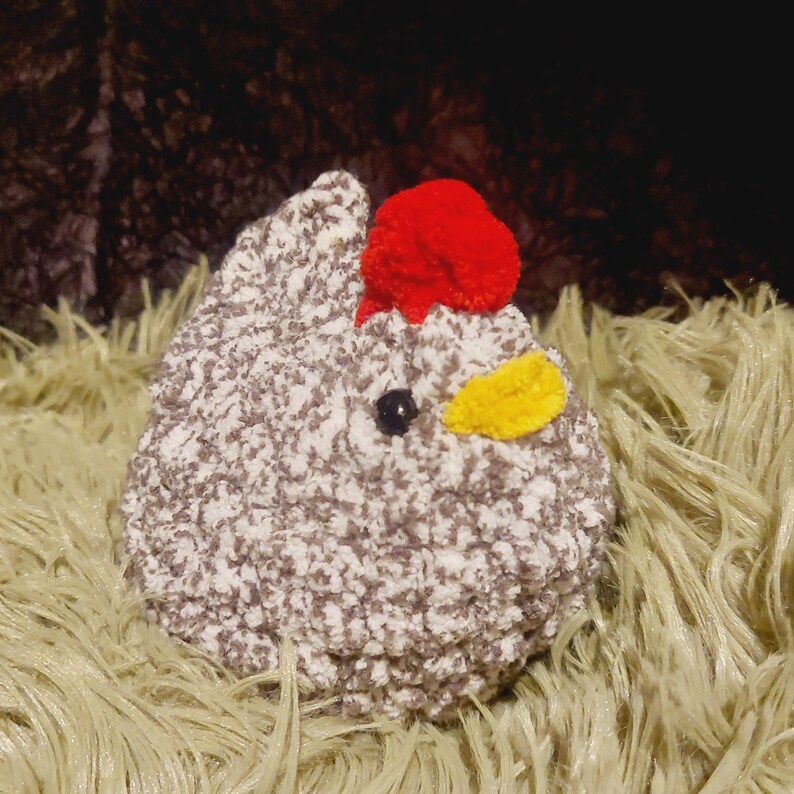 Amigurumi MABEL CHICKEN Viral Crochet Plushie medium Plushie Stuffed ...