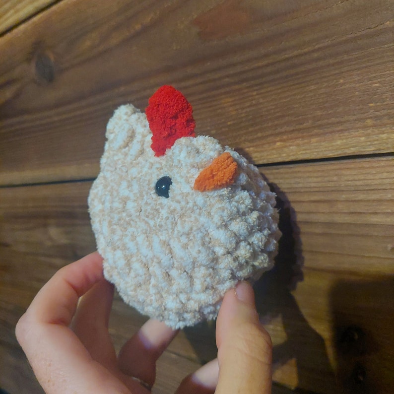 Amigurumi MABEL CHICKEN Viral Crochet Plushie medium Plushie Stuffed ...