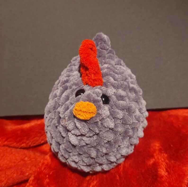 Amigurumi MABEL CHICKEN Viral Crochet Plushie medium Plushie Stuffed ...