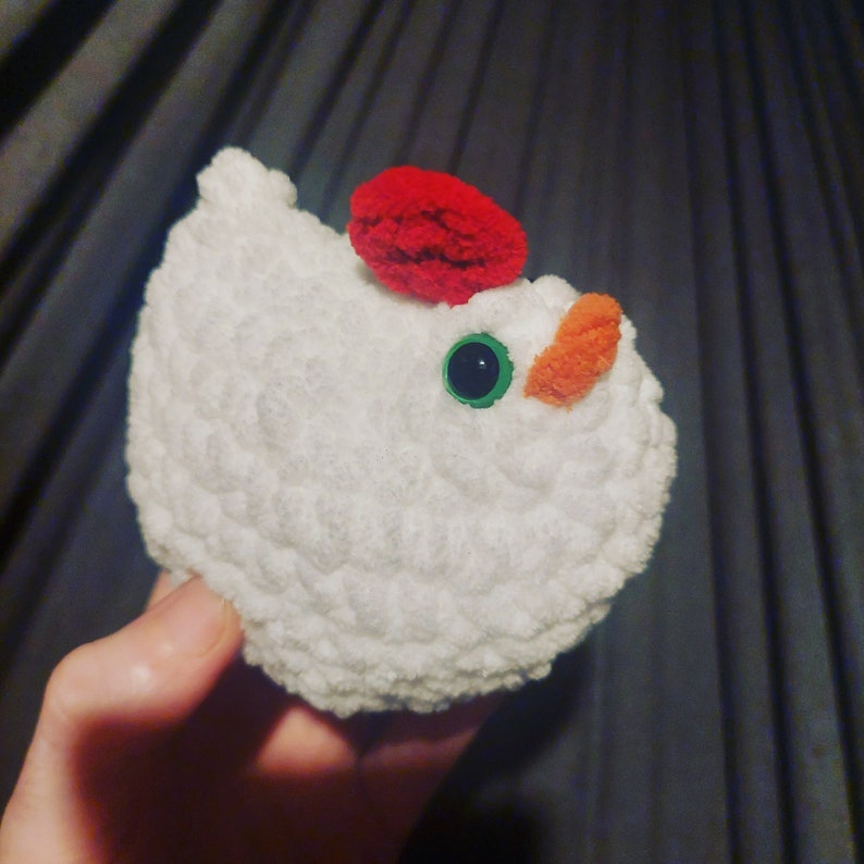 Amigurumi MABEL CHICKEN Viral Crochet Plushie medium Plushie Stuffed ...