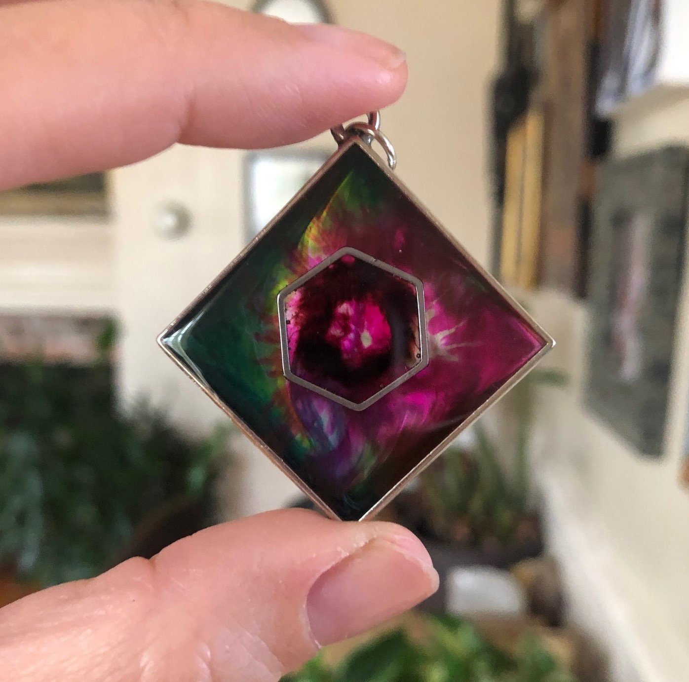 Black Hole Pendant Necklace - Etsy