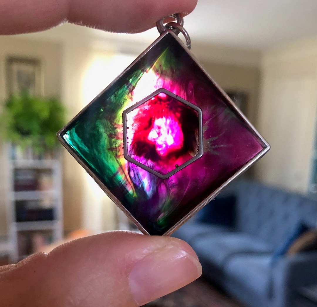 Black Hole Pendant Necklace - Etsy