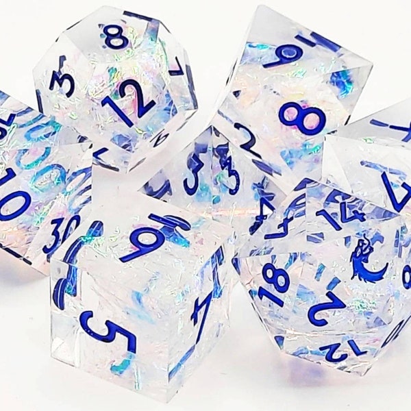 Crystal Rpg Dice - Etsy