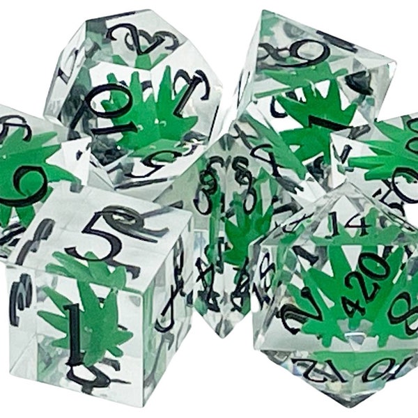 Clear Dice Set - Etsy