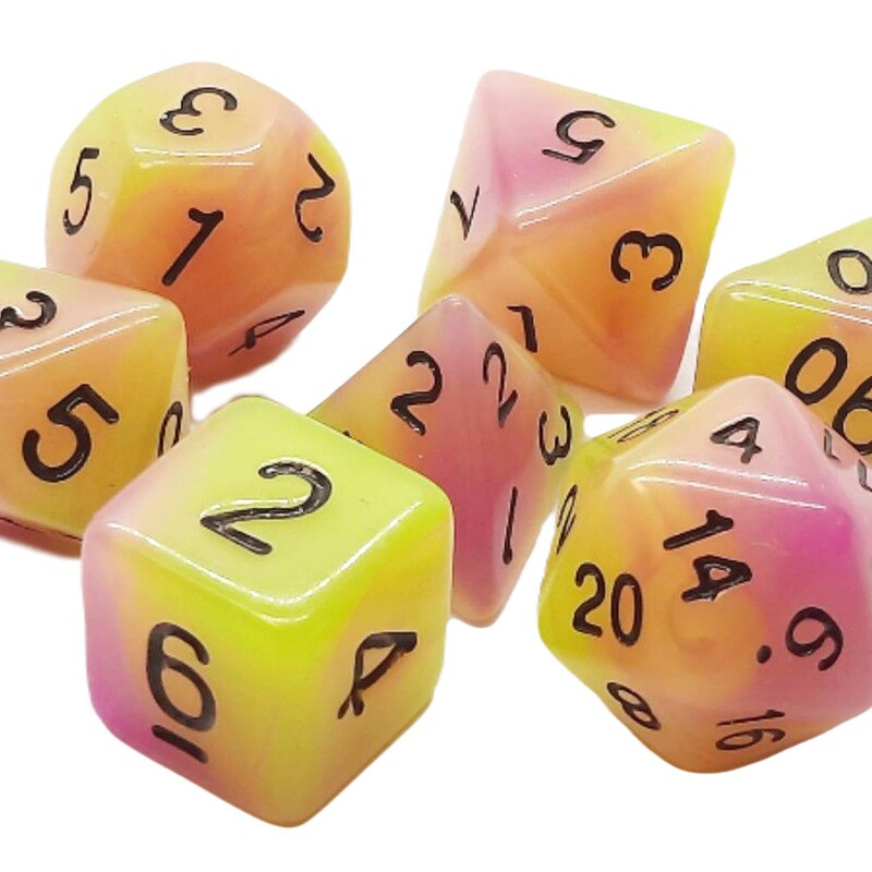 Neon Dice - Etsy