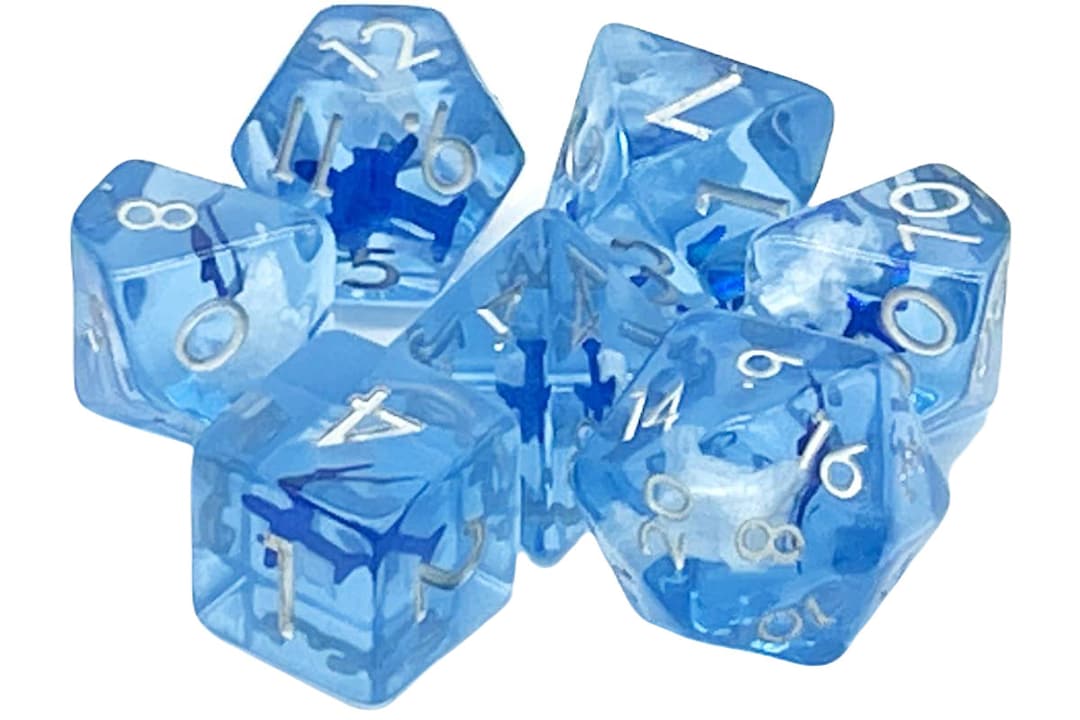 Infused - Flying High! Airplane & Clouds Old School 7 Piece Dnd RPG ...