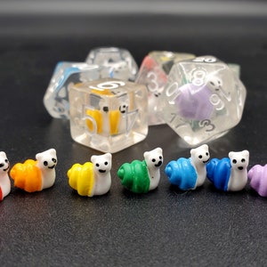 Animal Kingdom - Snail Rainbow Old School 7 Piece Dnd RPG Dice Set - Etsy